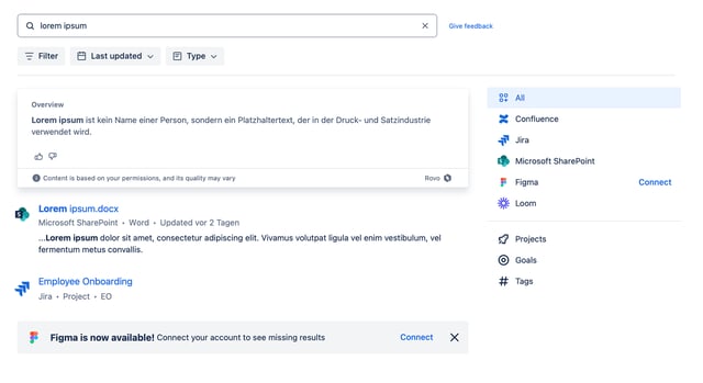 Atlassian Rovo: Access knowledge in Google Drive or SharePoint
